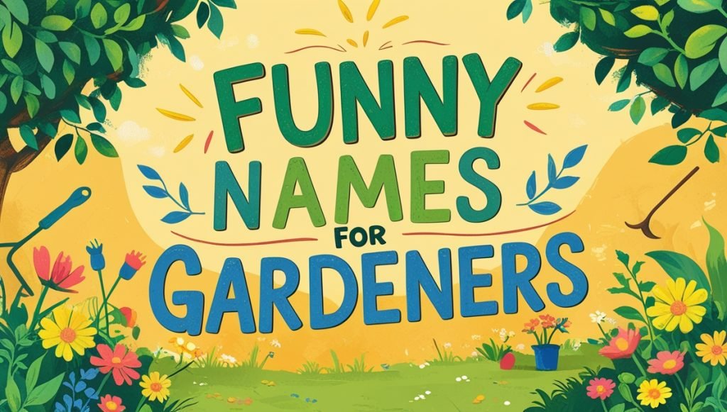 299+ Funny Names For Gardeners With Meanings