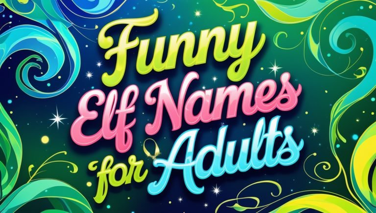 300+ Funny Elf Names For Adults With Meanings