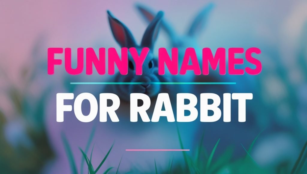 210+ Funny Names For Rabbit With Meanings [2025]